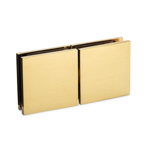 Taiga Glass-Glass Operable Transom Clamp - Brushed Brass PVD | Portals ...