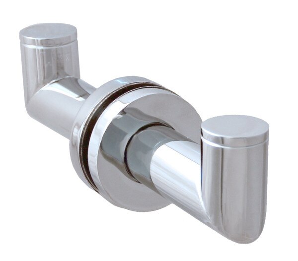 Coda Back-to-Back Hook - Polished Chrome | Portals Luxury Hardware