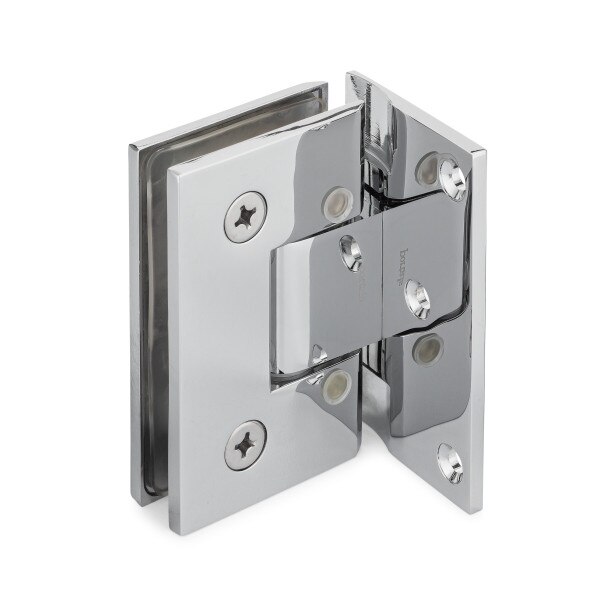 Taiga Standard Duty Adjustable 90° Wall-Glass Hinge with Offset ...
